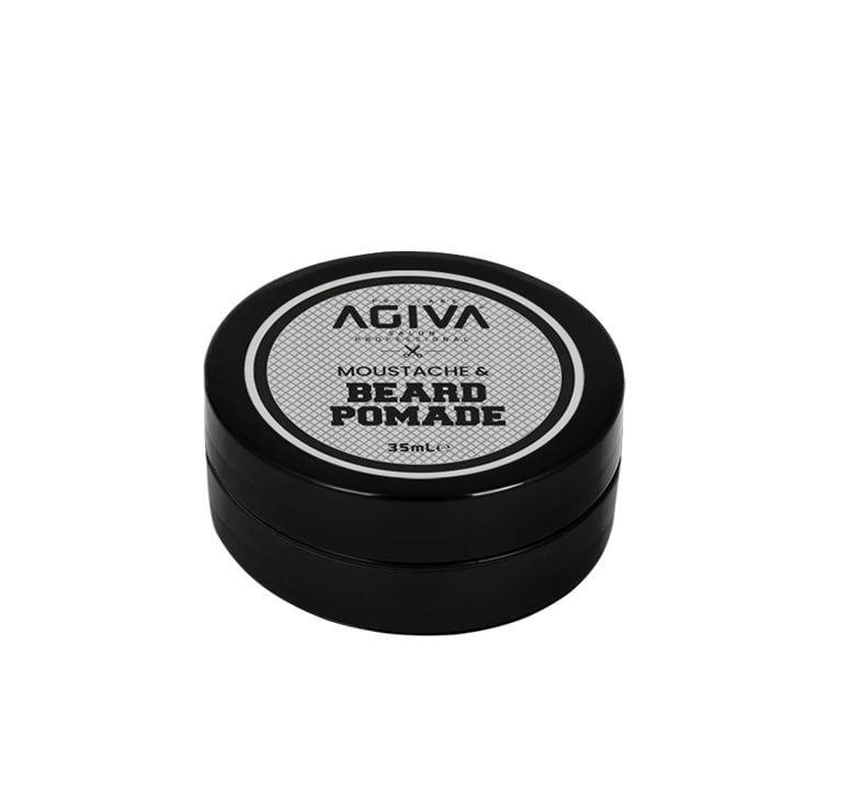 באלם לזקן Agiva Mustache & Beard Pomade 35 Ml אגיבה | מוצרי טיפוח לזקן ...