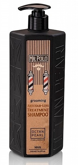 שמפו לחיזוק שורשי השיער מר פולו - MR POLO MINT ANTI HAIR-LOSS SHAMPOO ...