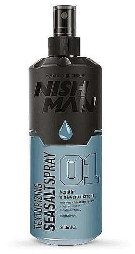 ספריי מלח לטקסטורה ונפח Nish Man | מוצרי טיפוח לשיער | טיפוח לגבר ...