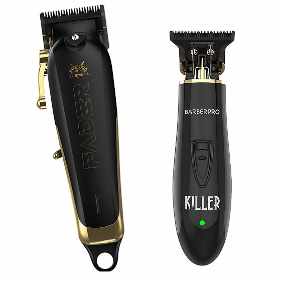 סט מכונות תספורת BarberPRO Black Combo ברבר פרו | מכונות תספורת | טיפוח לגבר | דוידיDdavidi